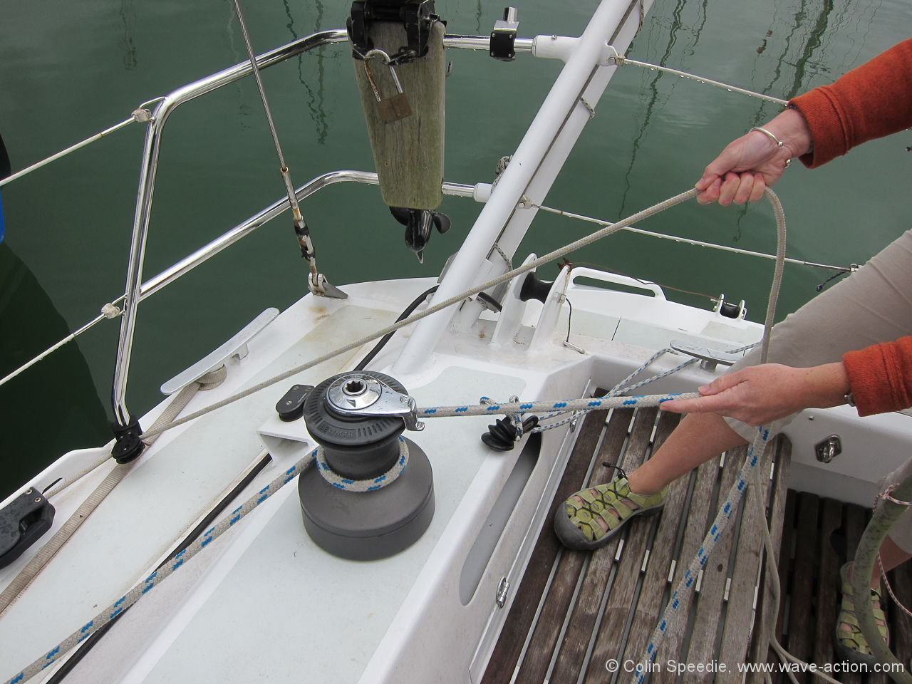 Tips for Roller Reefing and Furling a Jib on a Sailboat